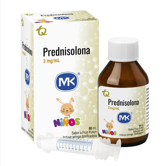 Prednisolona 3mg/ml Mk Niños - Rappi