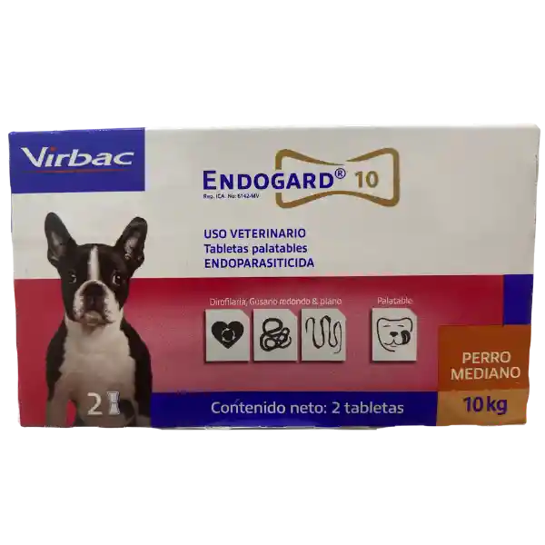 Endogard 10 2 Tabletas Antiparasitario - Rappi