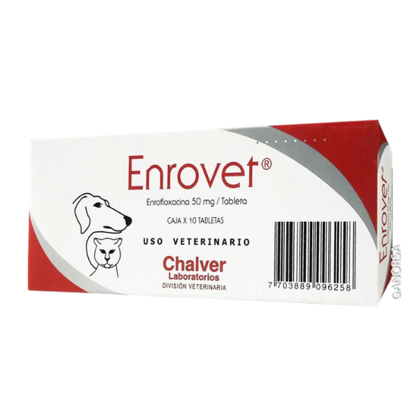 Enrovet 50mg Caja X10 Tabletas - Rappi