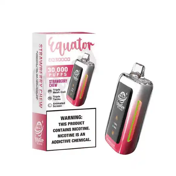Vape Equator 30000 Puffs Strawberry Chew - Rappi