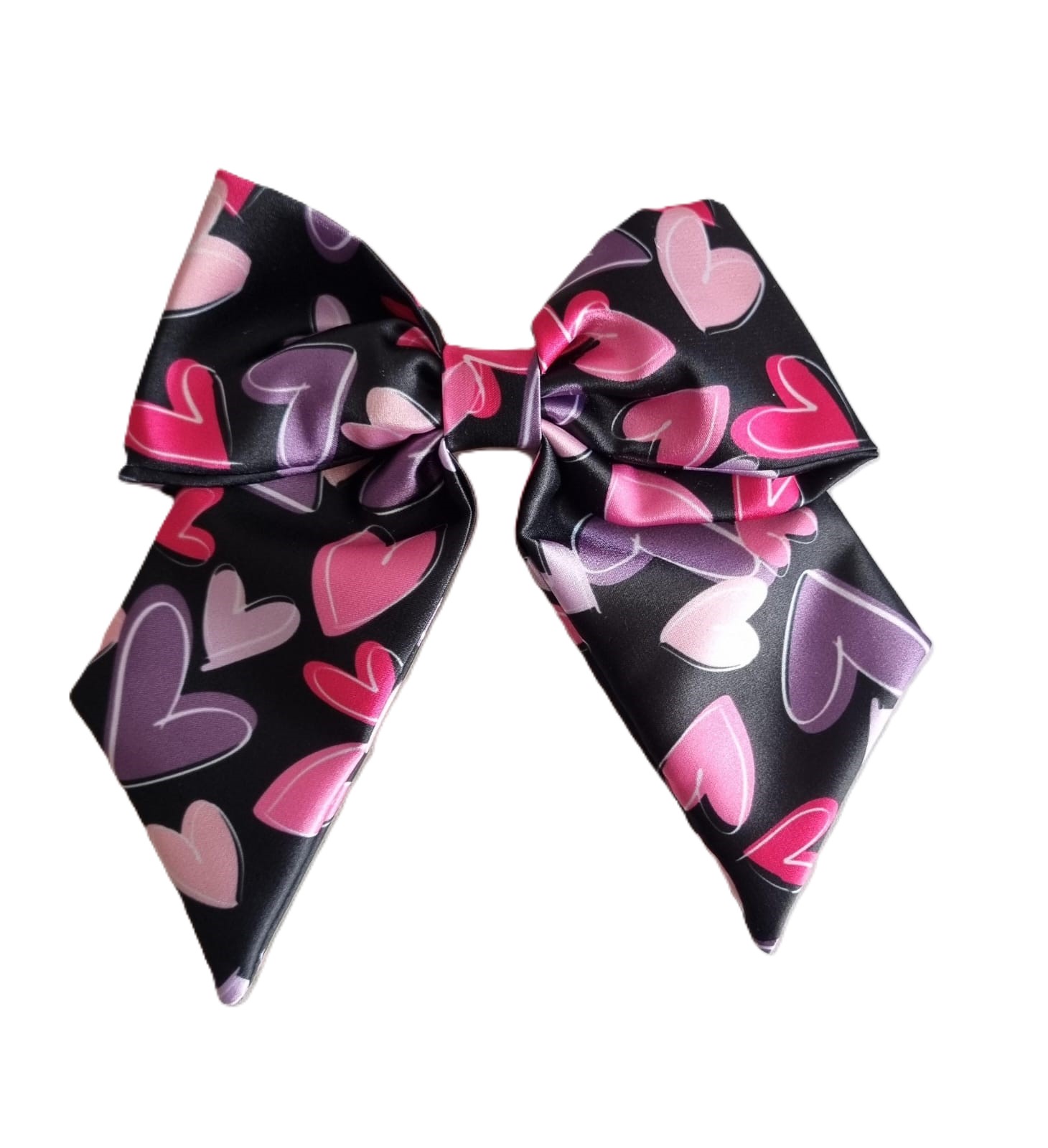 Lazo Coquette / Moño Corazones Con Hebilla - Rappi