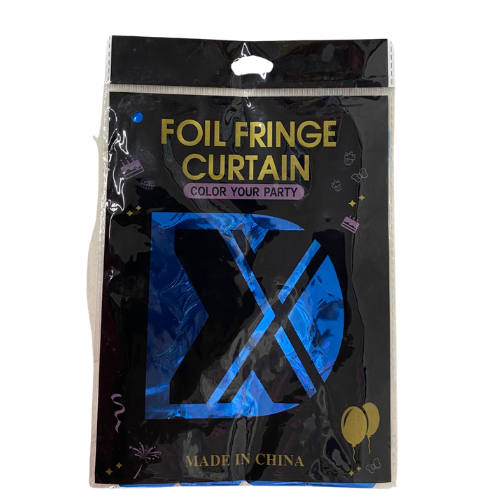 Cortina Espejo Circulo Azul Rey - Rappi