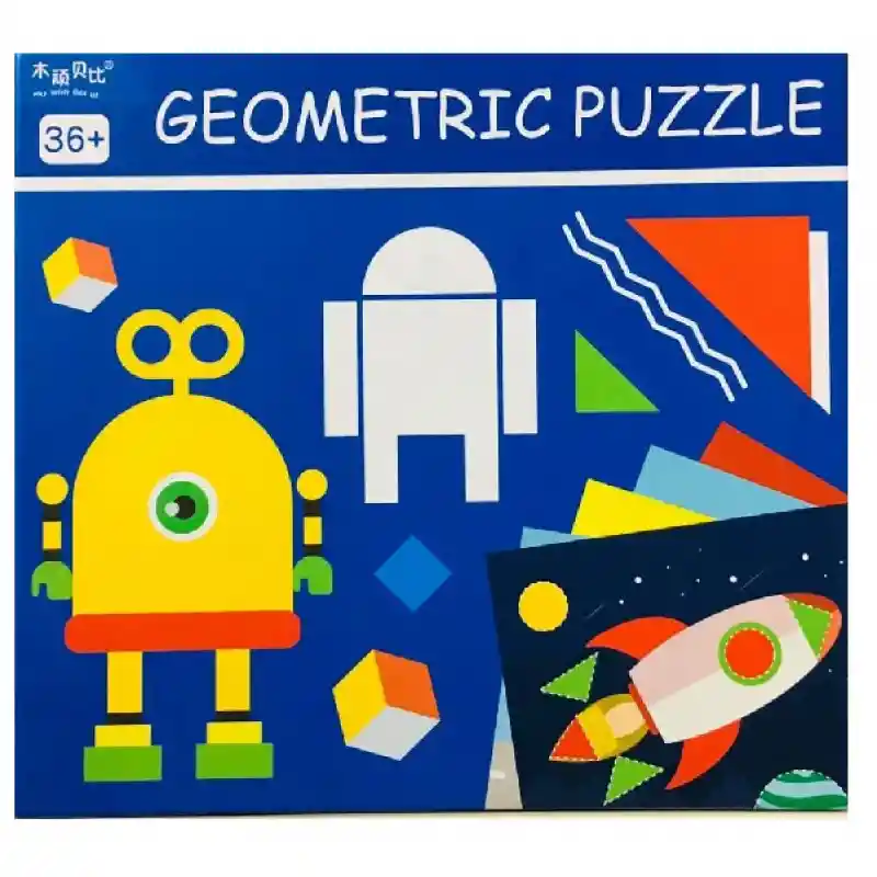 Rompecabezas Didáctico Figuras Geométricas Creativas Niños - Rappi