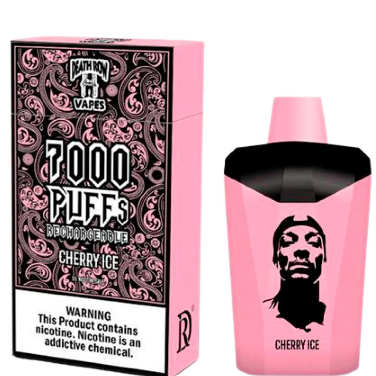 Vape Death Row - Cherry Ice - 7000 Puff - 5% Nicotina - Snoop Dog - Rappi