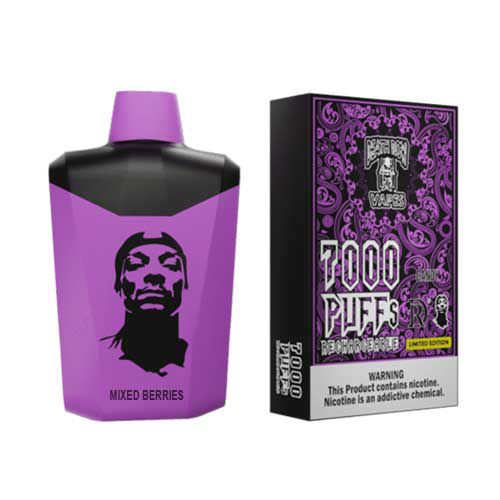 Vape Death Row - Mixed Berries - 7000 Puff - 5% Nicotina - Snoop Dog ...
