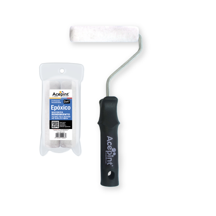 Mini Rodillo Completo Felt Epoxico 6"/15cm 30mm Mrc73461 - Rappi