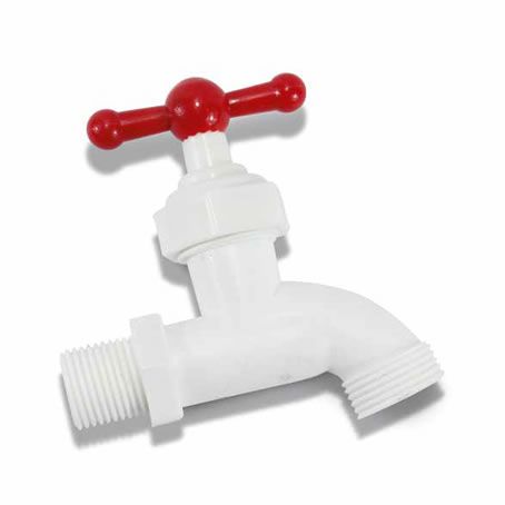 Llave Chorro Pvc Blanca 1/2 Jn-1040 - Rappi
