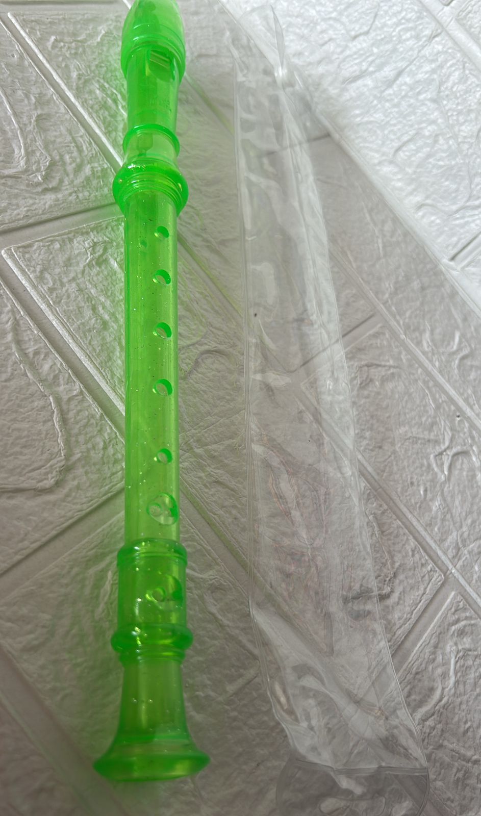 Flauta Dulce Traslucida Verde - Rappi