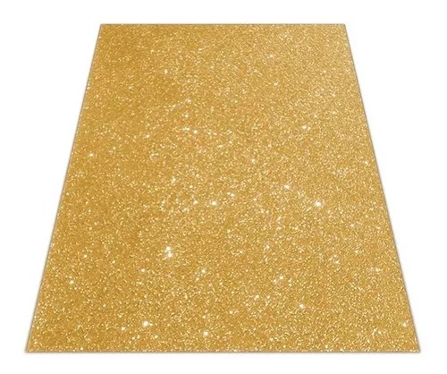 Foami Dorado Escarchado Tamaño Carta 21 Cm X 27 Cm - Rappi
