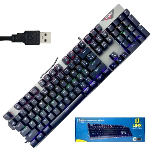 Teclado Mecanico Rgb Switch Azul 100% Linx Tg-385 - Rappi