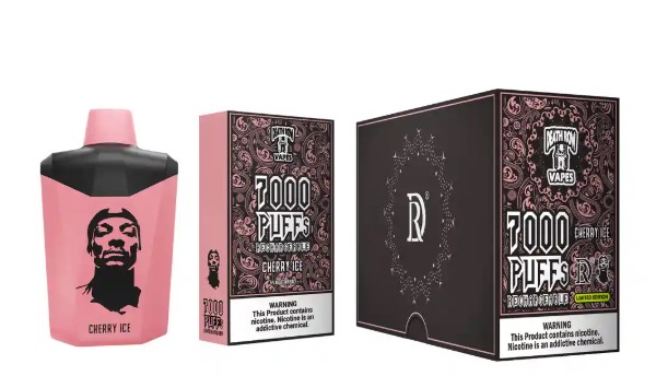 Vaporizador Snoop Dogg Death Row 7000 Puffs Cherry - Rappi