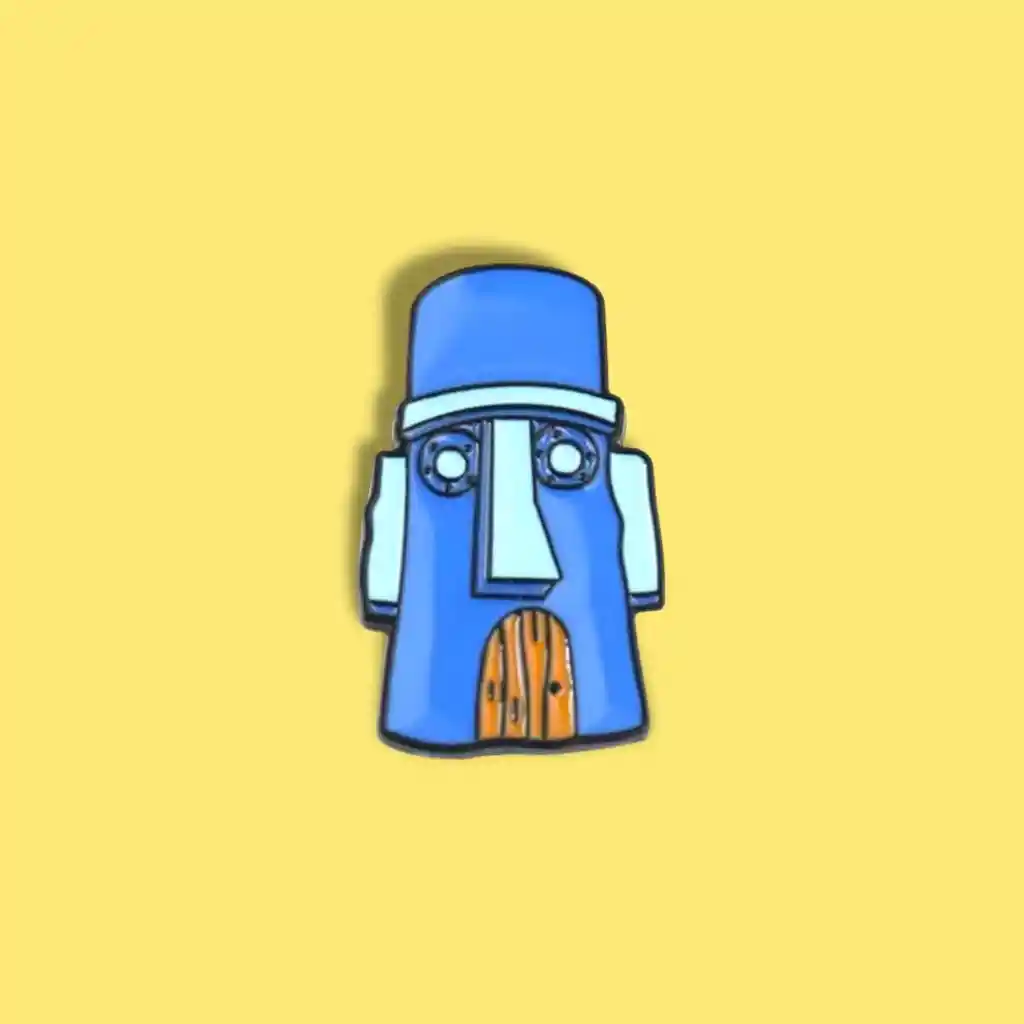 Pin Metálico Bob Esponja - Casa Calamardo - Rappi