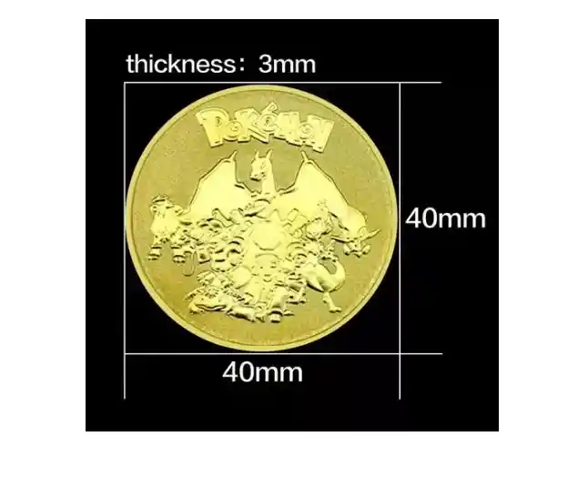 Monedas Pokemon Metalicas Coleccionables Pikachu Original - Rappi