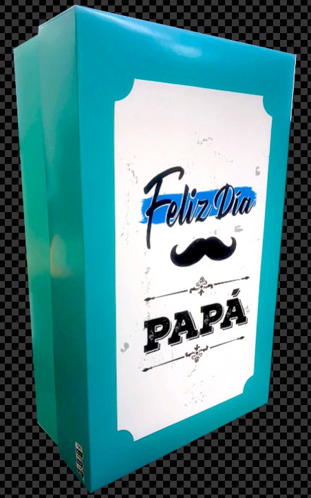 Caja Obsequio Feliz Dia Papa Mostacho X 1 Unidad - Rappi