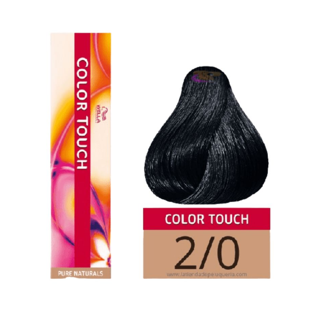 Wella Color Touch Tinte Negro 2/0 60ml - Rappi