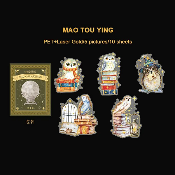 Sticker De Buhos Magicos - Rappi