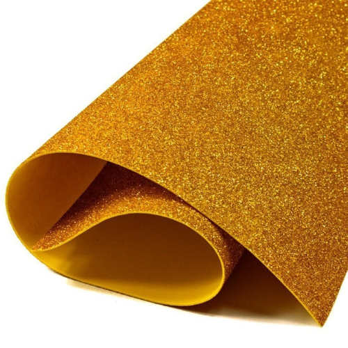 Foami Escarchado Dorado En Pliego - Rappi