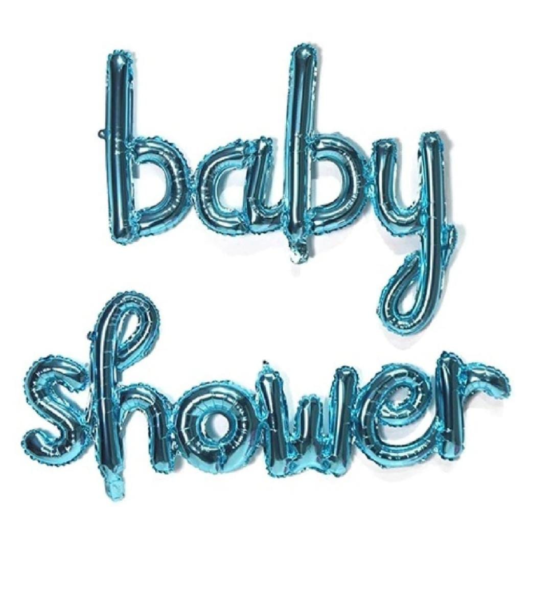 Letrero Globos Bombas Baby Shower Letra Cursiva Color Azul - Rappi