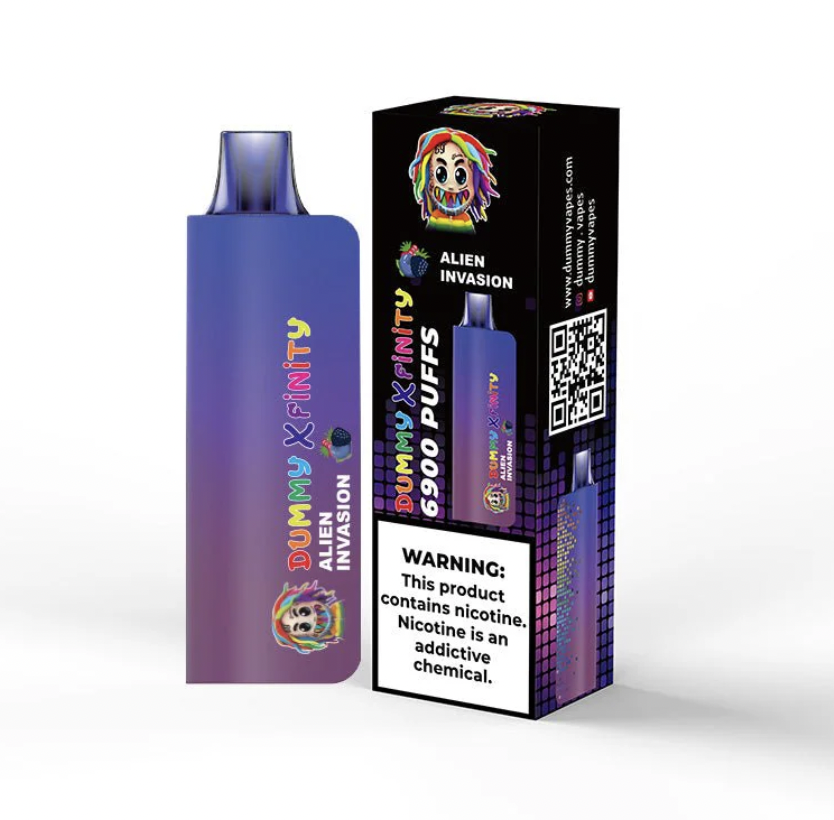 Vape Dummy Vapes 6900 Puffs Alien Invasion - Rappi