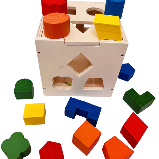 Cubo De Encajar Figuras Geométricas - Rappi