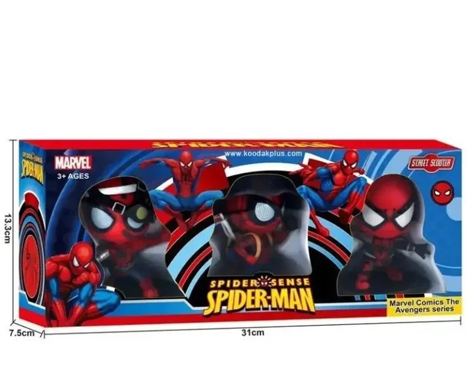 Set Spiderman X3 Display Spider-sense Marvel Comics - Rappi