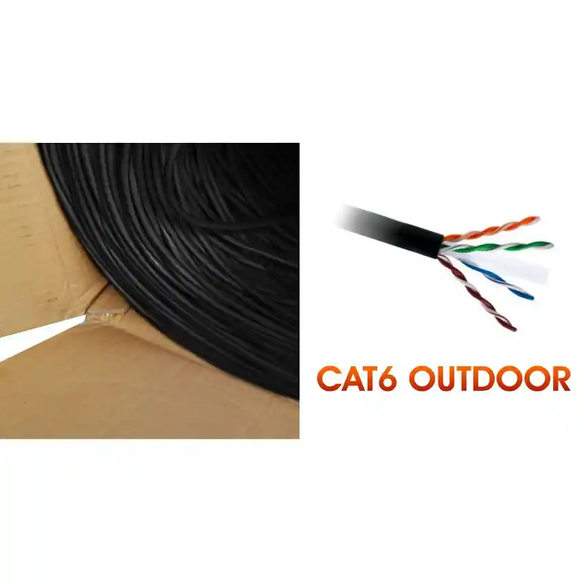 Cable Red Utp Cat. 6 Para Exterior Miokee, Carrete 305 Mts. - Rappi