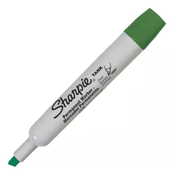 Marcador Permanente Sharpie Tank Verde - Rappi