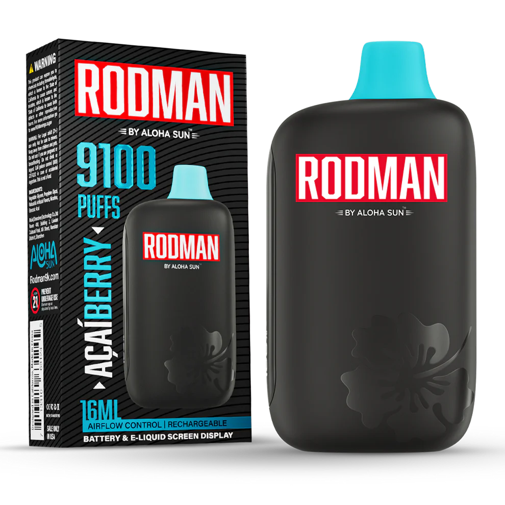 Rodman Vape 9.100 Puffs Desechable Acai Berry - Rappi