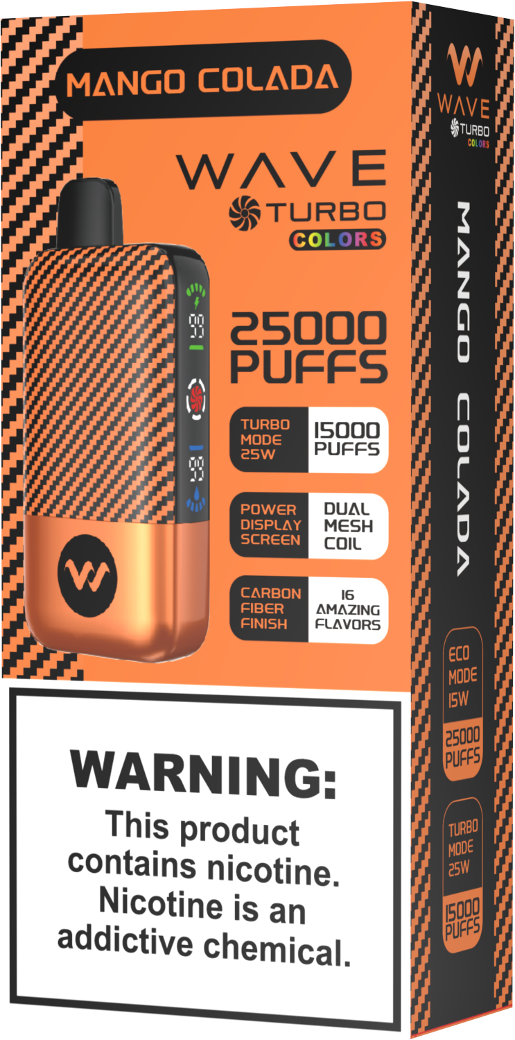 Wave Turbo 25.000 Puffs Mango Colada - Rappi