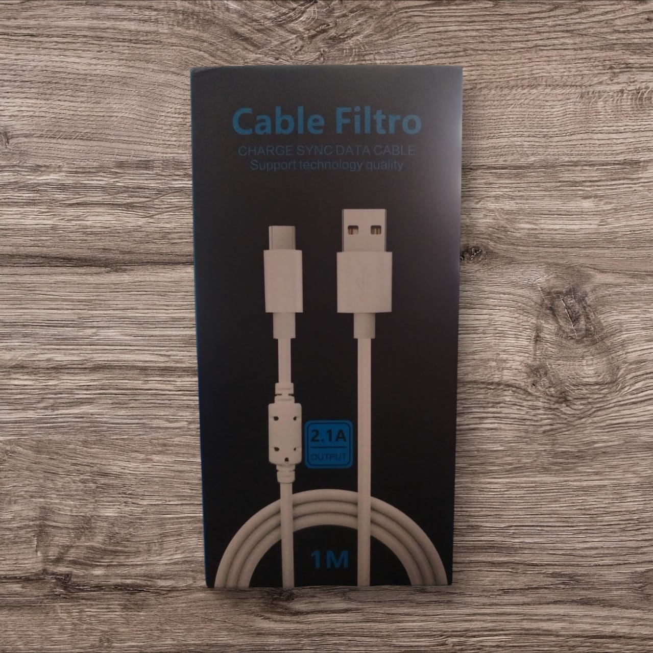 Cable Con Filtro 2.1a V8 De 1 Mt - Rappi