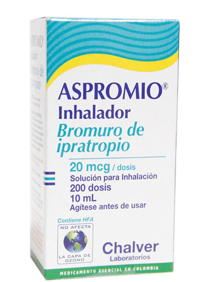 Aspromio Inhalador Bromuro De Ipratropio 20mcg/ Dosis 200 Dosis 10ml ...