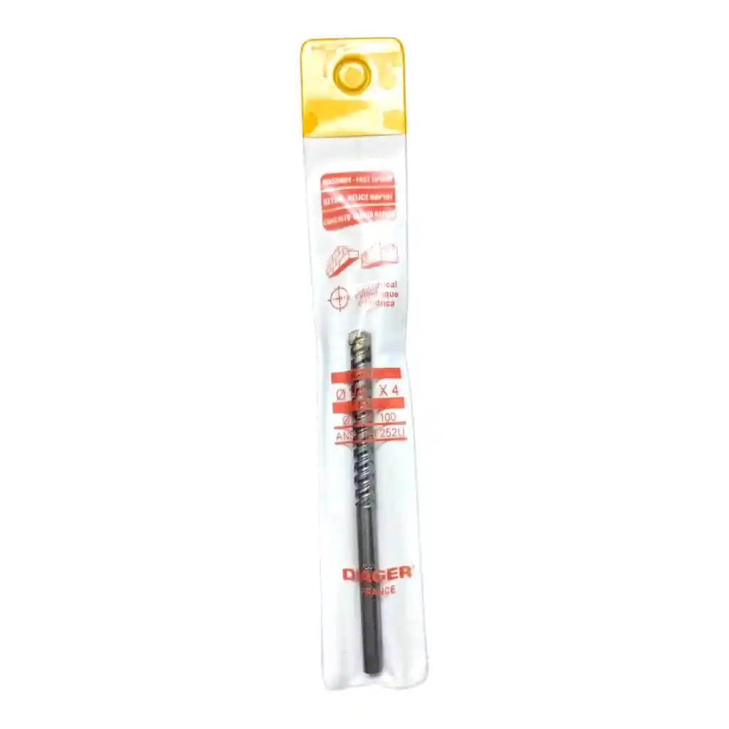 Broca Para Muro/ Concreto Diager 1/4*4" - Rappi