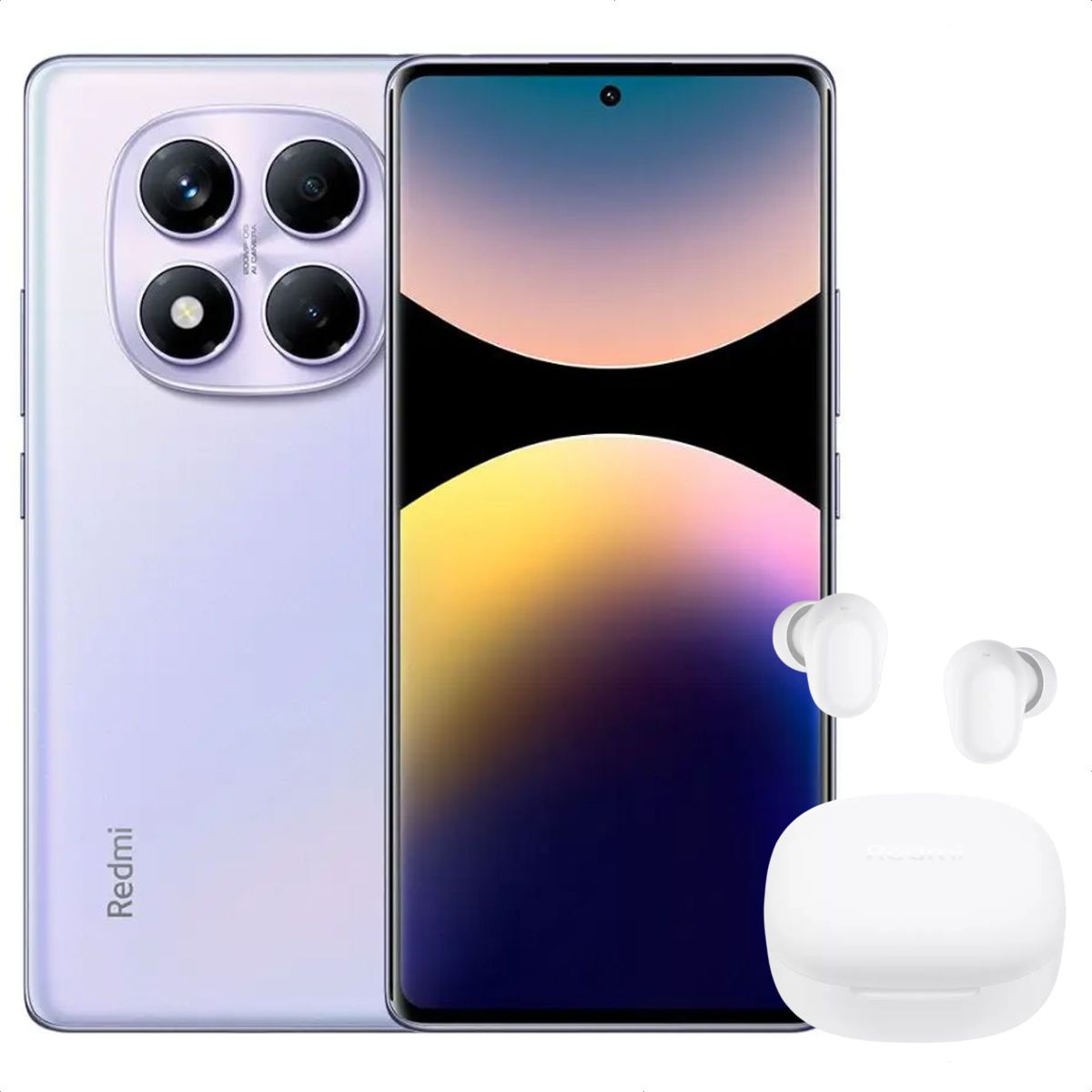 Celular Redmi Note 14 Pro 256gb /8gb 200mpx Violeta + Buds 6 Play Wht ...