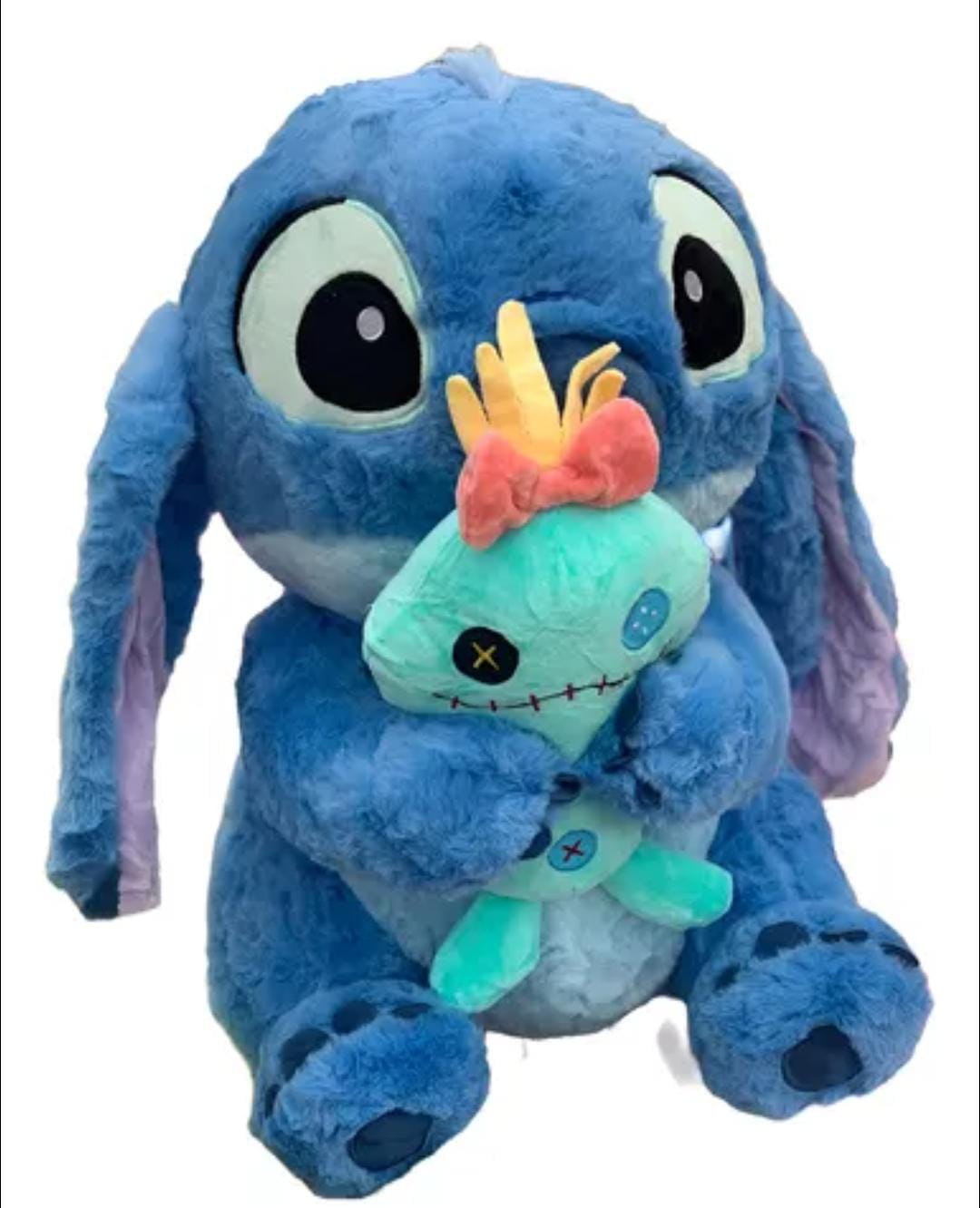 Peluche Stitch Con Muñeca Trapos Abrazo Suavecito 30cm De Alto ...
