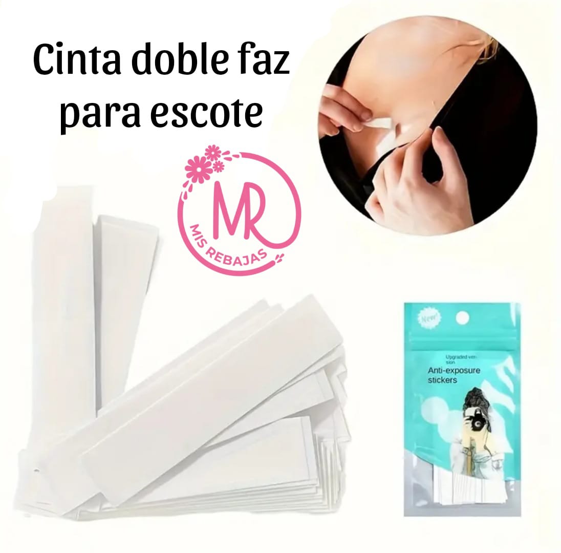 Cinta De Doble Faz Por 36 Piezas Para Escote - Rappi
