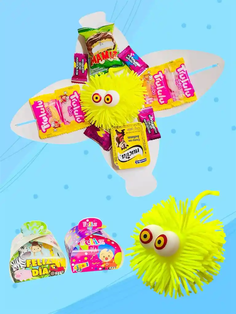 Regalo Caja Sorpresa Dia Del Niño Endulzado Y Bolitron Con Luces - Dia ...