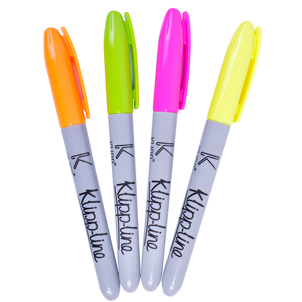 Marcador Punta Fina Neon Tipo Sharpie - Rappi