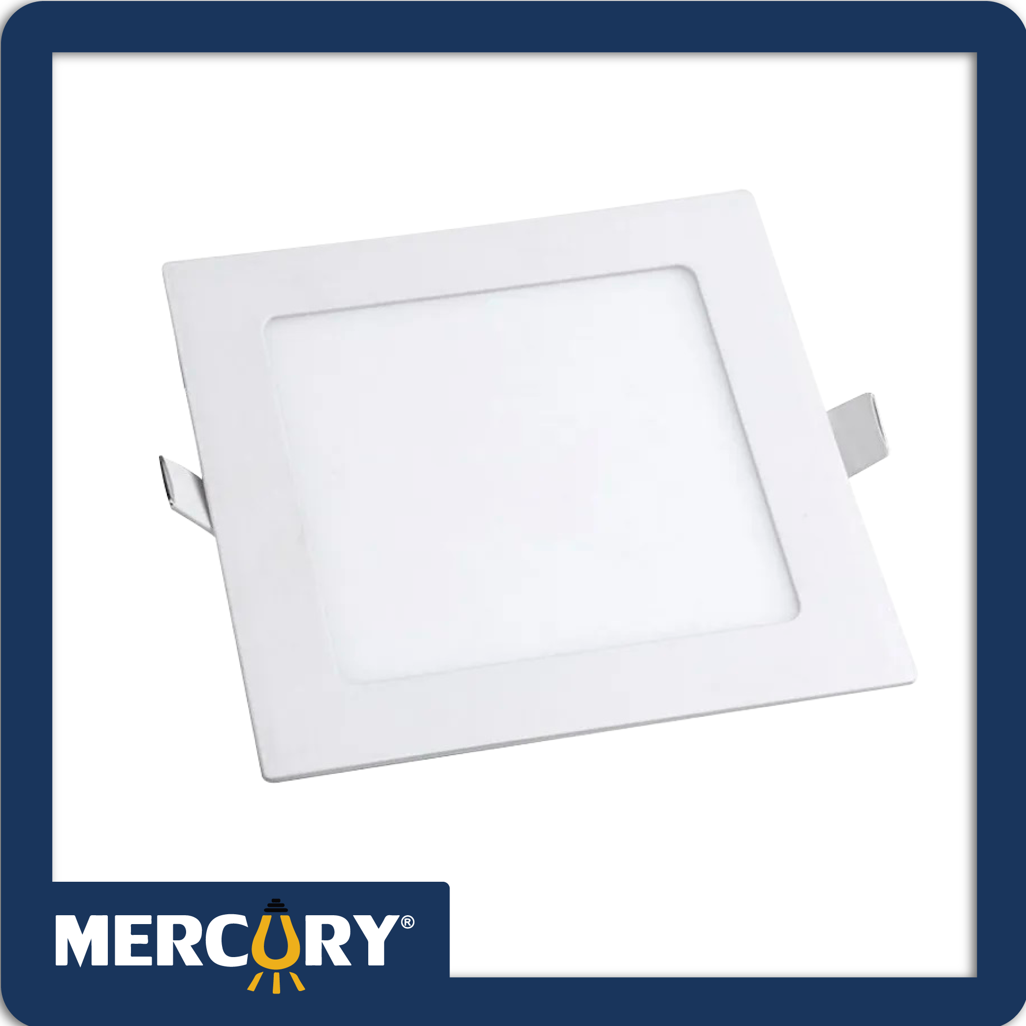 Lampara Panel Led 12w Cuadrado Mercury Incrustar - Rappi
