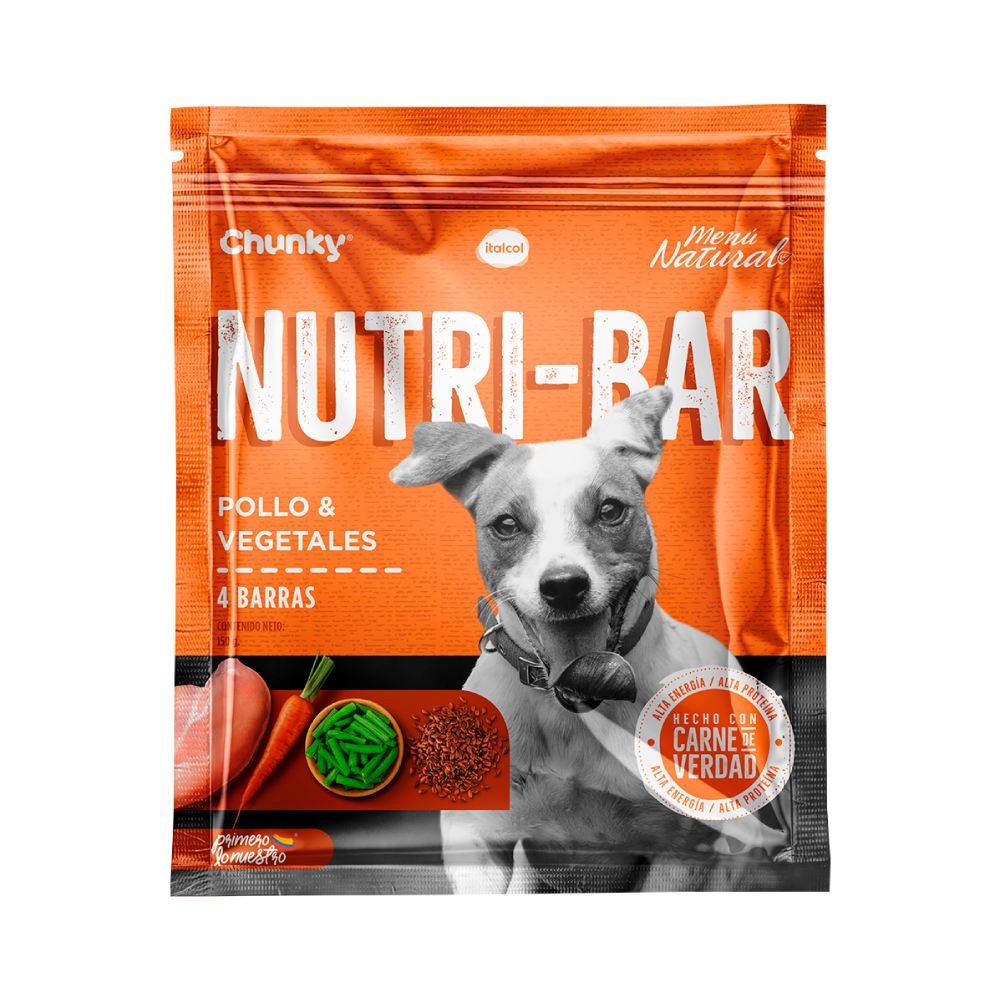 Nutri Bar Para Perro Pollo Y Vegetales 150 Gr - Rappi