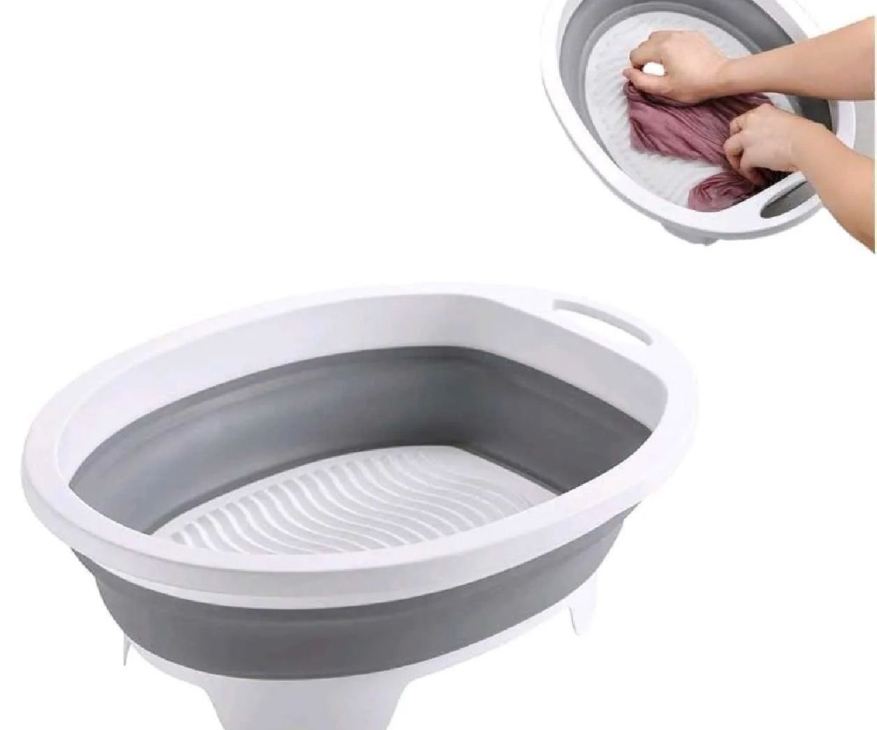 Cesta Balde Tina Plegable Multiusos Ropa Lavadero Portable - Rappi