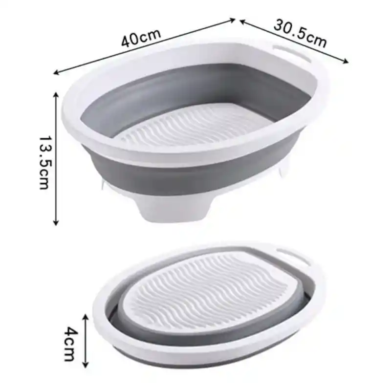 Cesta Balde Tina Plegable Multiusos Ropa Lavadero Portable - Rappi