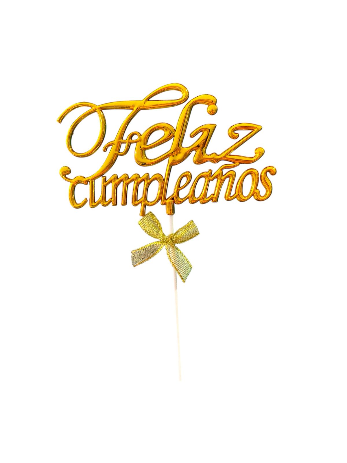 Topper Para Torta Dorado - Rappi