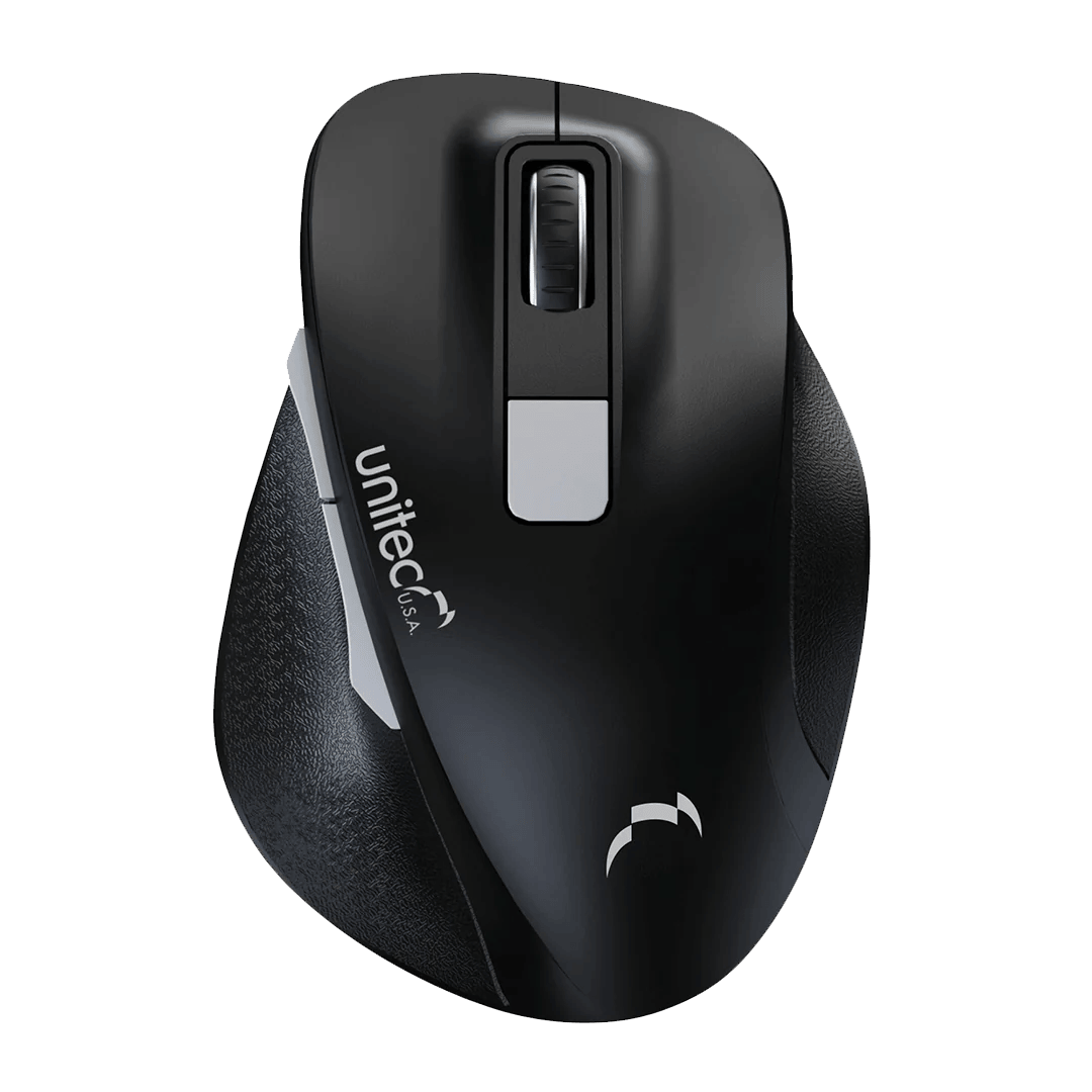 Mouse Inalambrico Ergonomico W102 1600 Dpi Ajustable Unitec - Rappi