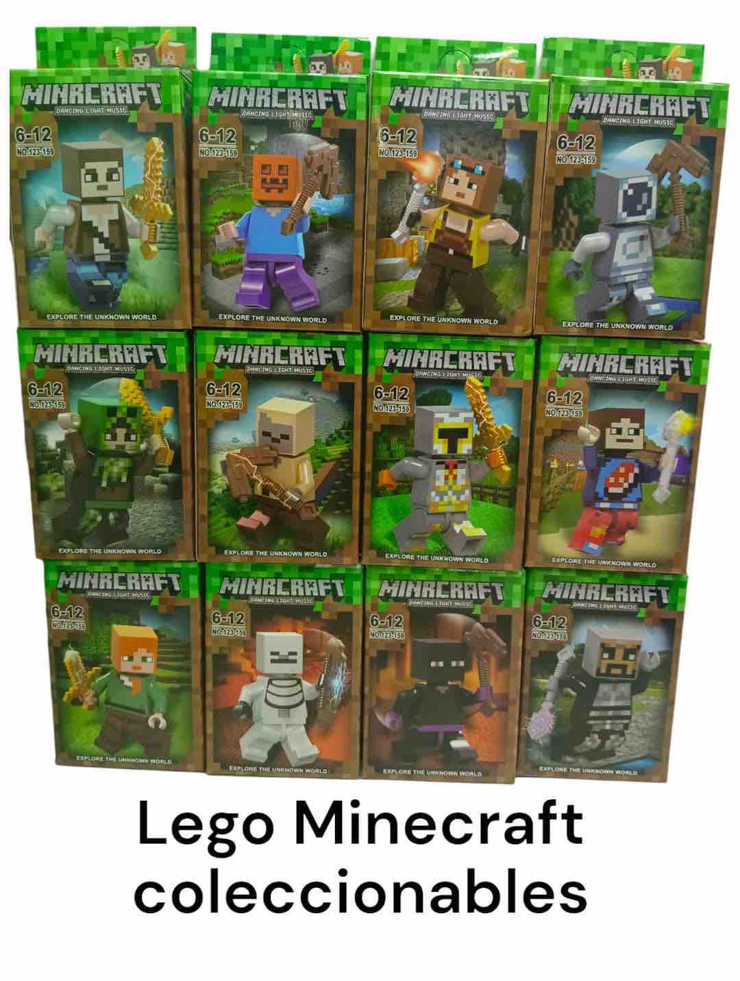 Figura Tipo Lego Minecraft Coleccionable - Rappi