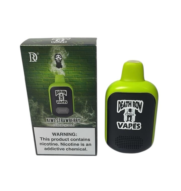 Vape Death Row 5mil Puffs Kiwi Fresa Vaper Vapper Vapeador Cigarrilo ...