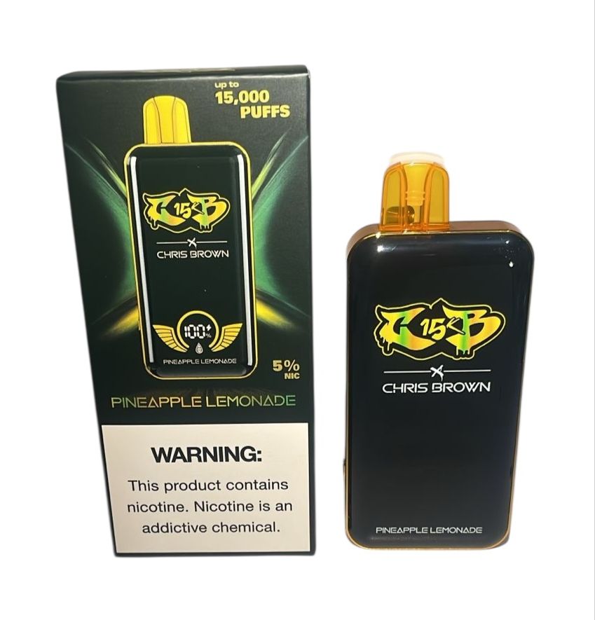 Vape Chris Brown 15mil Puffs Piña Vaper Vapper Vapeador Cigarrilo ...