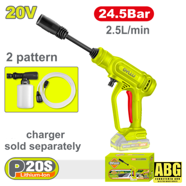 Hidrolavadora Inalámbrica 20v Dyllu (incluye 1 Batería) - Rappi