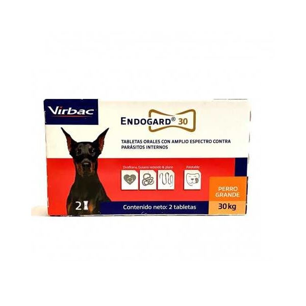 Endogard 15-30kg 2 Tabletas - Rappi