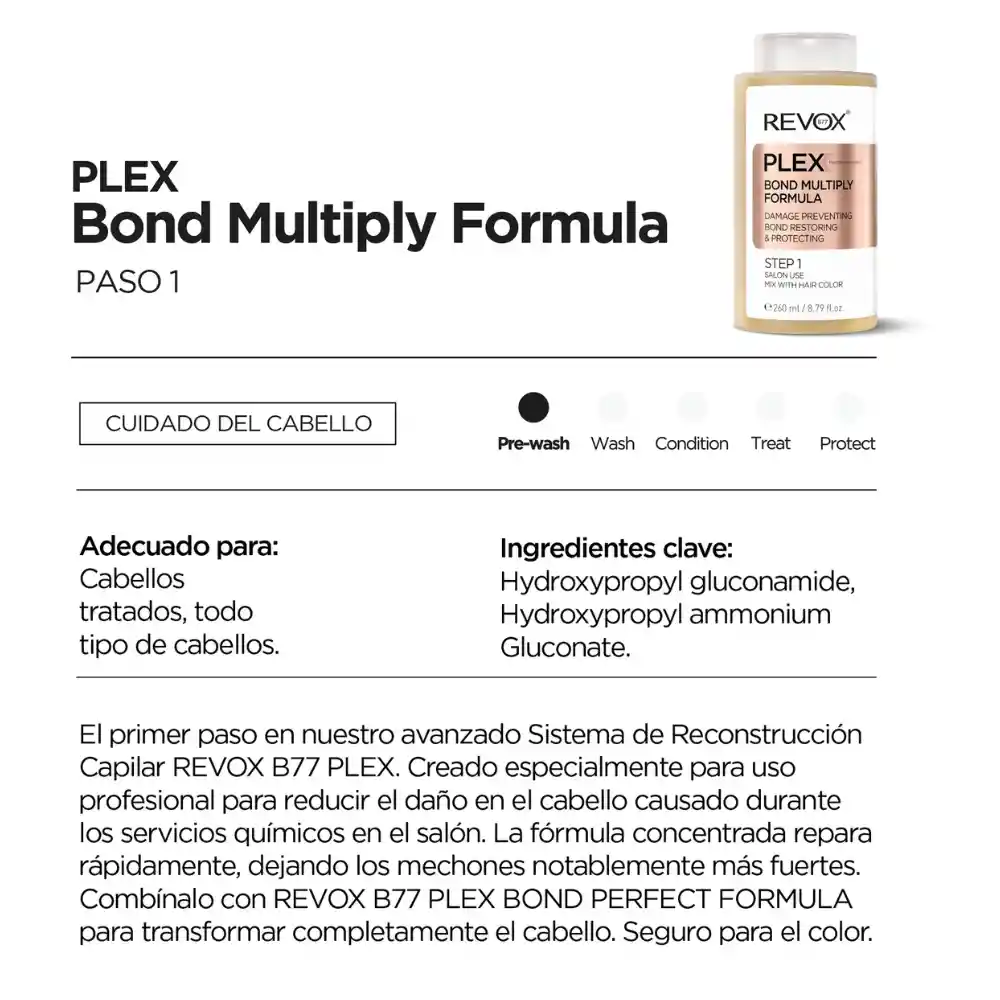 Revox B77 Plex Hair Perfector N°1 260ml - Rappi