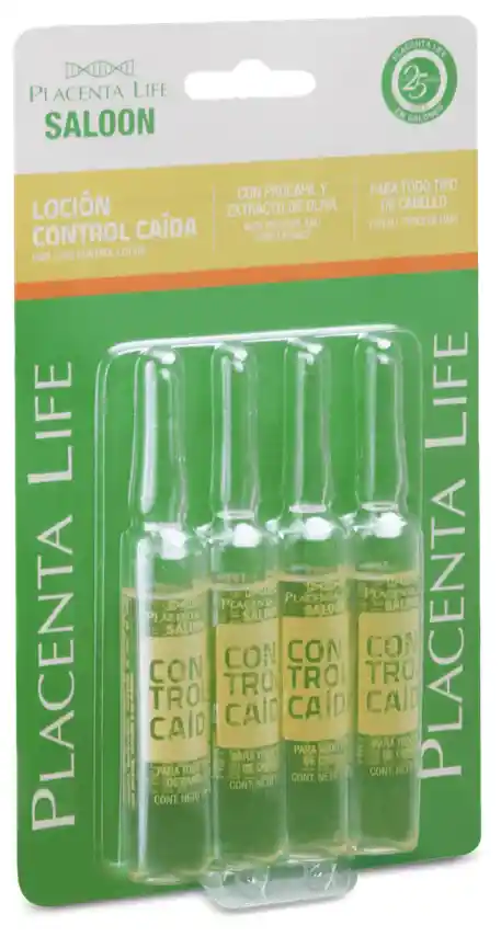 Placenta Life Ampolletas Control Caída X4und - Rappi